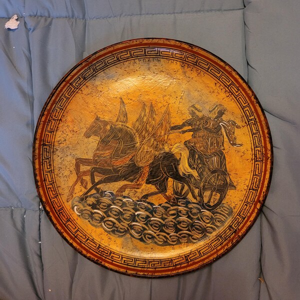 Red Figure Pottery, Kylix Shows Achilles With Patroclus,21cm Diameter ...