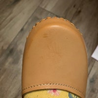 Swedish Clogs LOTTA Red Sandals Moccasins Wooden Women Clogs Leather ...