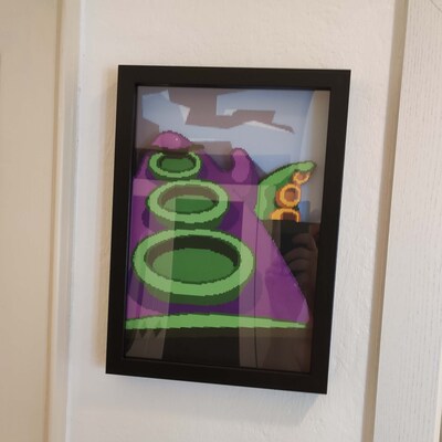 Omori Big Diorama 10x10 Shadox Box Art Omori Game Room Decor Gift for ...