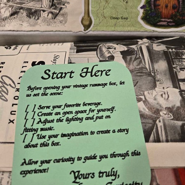 Vintage Mystery Rummage Box - Etsy