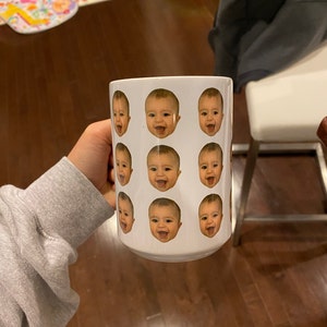 Faces Mug, Custom Face Mug, Funny Photo Mug, Custom Mug, Personalized ...