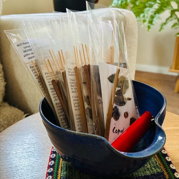 Incense Sample Pack - All-natural, Organic, Vegan, Herbal, Hand-rolled ...