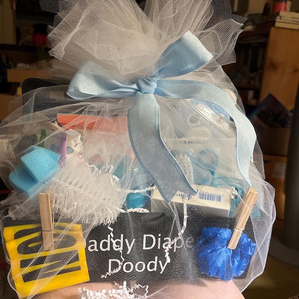 New Dad Gift,daddy Diaper Duty-,gag Gift,first Time Daddy,diaper Party ...