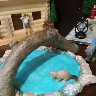 Micro Beaver,miniature Beaver, Diorama,terrarium Supplies,dollhouse ...