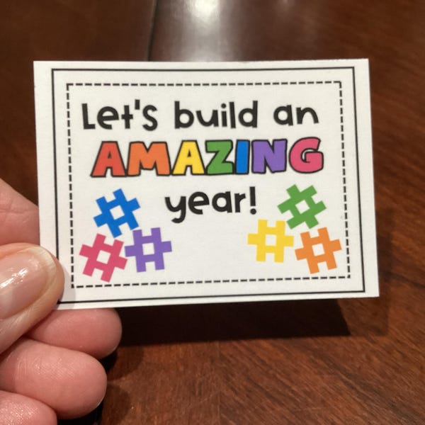 Printable Employee Teacher Appreciation Gift Tag, Take Note You Are ...