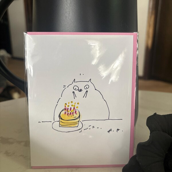 Taco Cat Card Funny Cat Card - Etsy