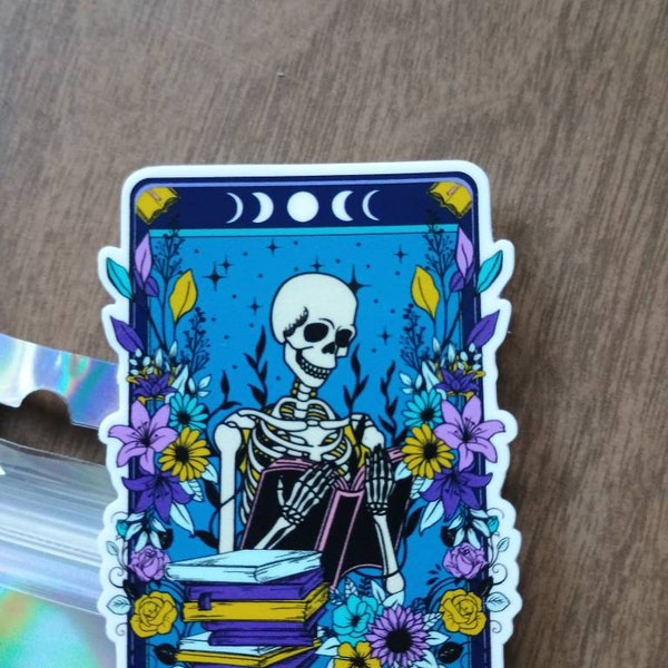 The Bat Boys Bookish Holographic Tarot Card Stickers, Spicy Books ...