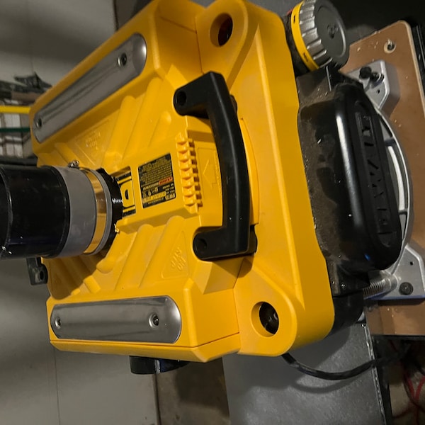 4" to 2-1/4" Shop Vacuum Adapter - Compatible With Dewalt DW735 Planer ...