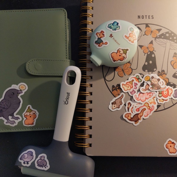 Series 2: Tiny Party Animals Sticker Set of 11 / Mini Animal Stickers ...