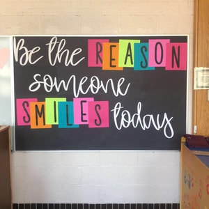 Teachers School Bulletin Board Cutouts DIY Kit be the Reason Someone ...
