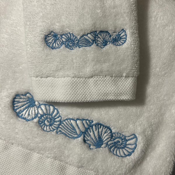 24 Marine Machine Embroidery Designs Bundle, Sea Conch Shell Horse ...