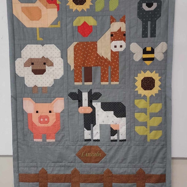 Fab Farm Baby Quilt Kit - Etsy