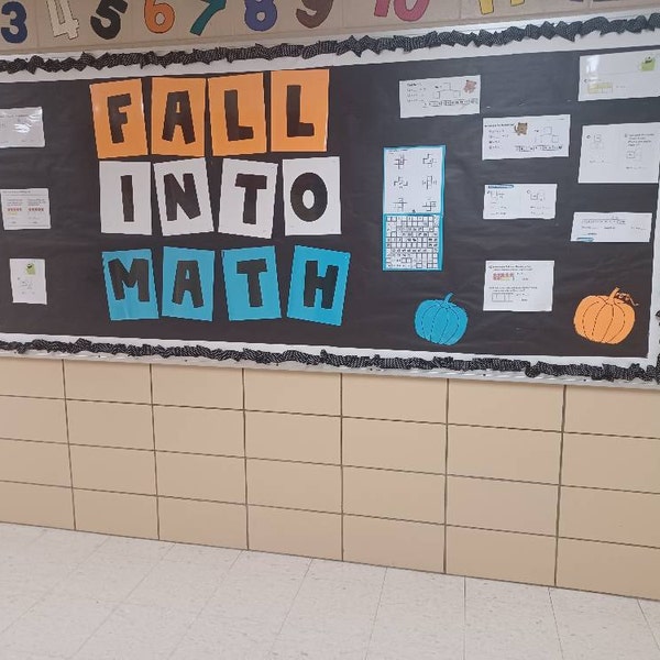 Math Symbols Bulletin Board Classroom Decorations for Elementary ...