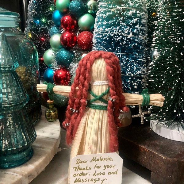 Samhain Goddess of the Ancestors. Thin Veil Yarn Doll Goddess. Ancestor ...