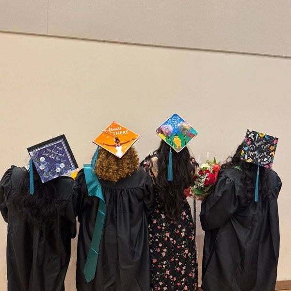 Custom Educated Black King Graduation Cap Topper for Man, Personalized ...