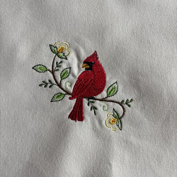 FSL Christmas Cardinal Ornaments Free Standing Lace Letters Machine ...