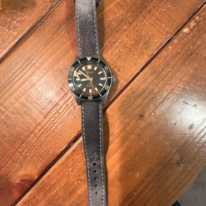 Handmade Copper Brown Italian Leather Watch Strap, Full Grain Leather ...