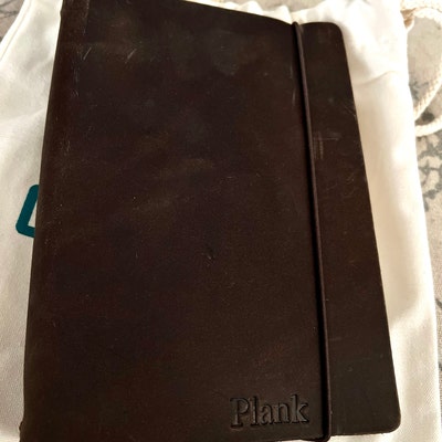 REFILLABLE Personalized Leather Journal W/ Elastic Closure Professional ...