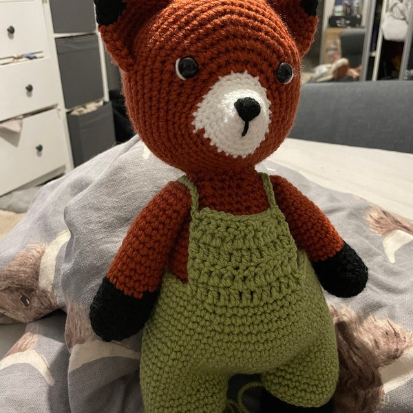 PDF Fox Alex Amigurumi Pattern - Etsy