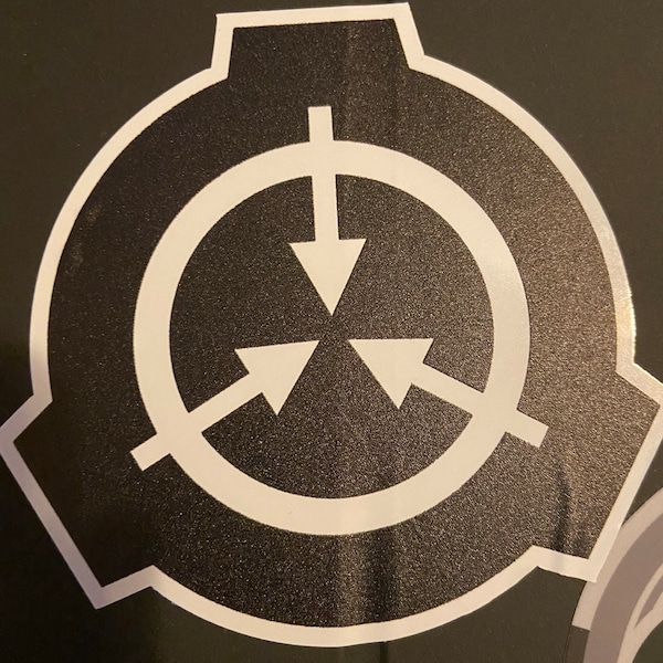 SCP Black Logo 4 Inch Die-cut Sticker - Etsy