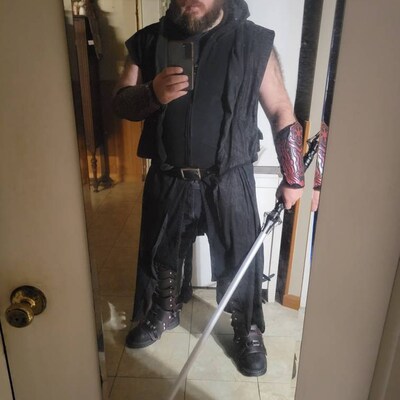 Leather Armor Dragon Scale Tassets and Cod Piece - Etsy