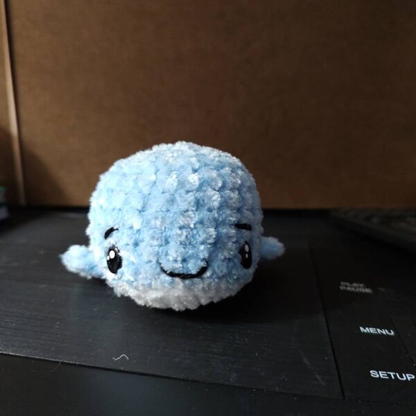 Handmade Plankton Plushie, Spongebob Cartoon, Crochet Plankton ...