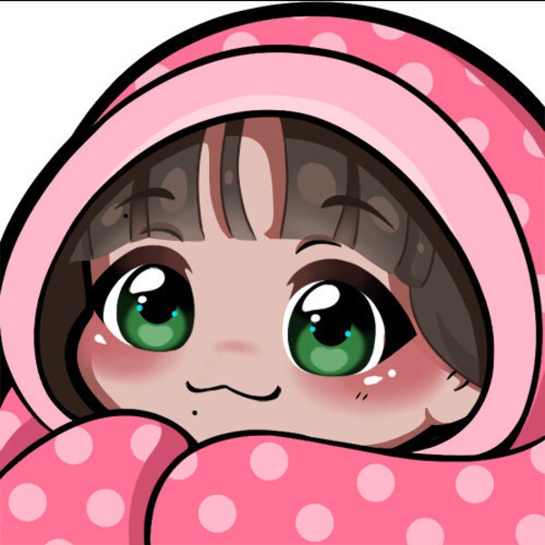 SUPER SET Cute Girl Chibi Emotes vanilla Skin/light Pink Hair for ...