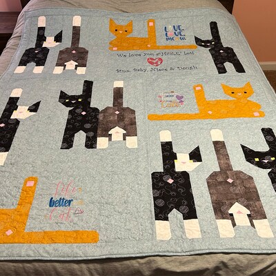 Catholes Quilt Pattern PDF Instant Download Modern Patchwork ...