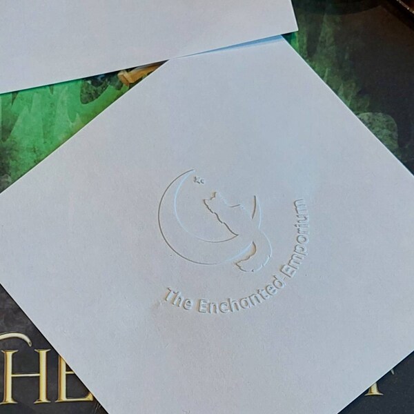 Custom Book Embosser, Wedding Embosser, Custom Embosser, Initials ...