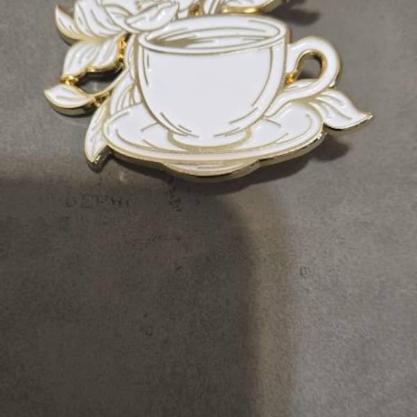 Books and Your Favorite Drink Planner Magnet | Gold Plated Finish ...