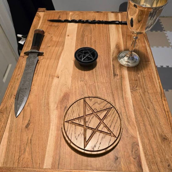 Large SPIRIT TRAP in Solid Oak (jason Miller - 'protection & Reversal ...