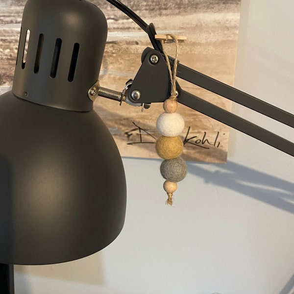 Essential Oil Diffuser || Felt Wool Ball Diffuser, Car Air Freshener ...