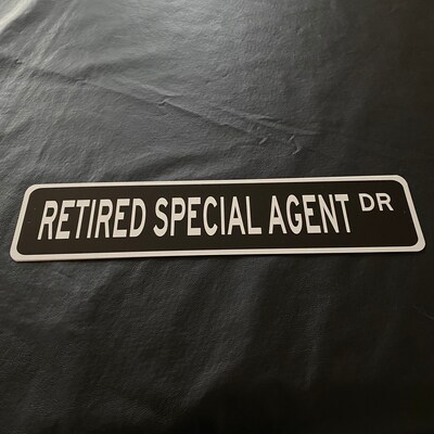 Special Agent, Special Agent Gift, Special Agent Sign, Law Enforcement ...