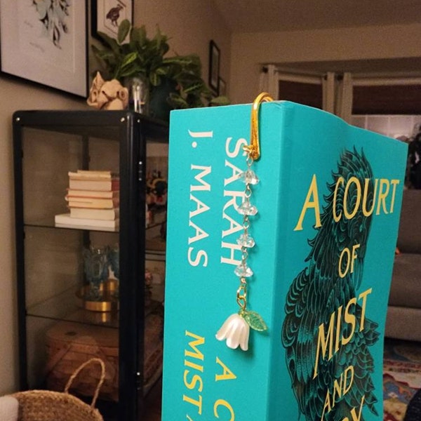 Celestial Snake Gold Chain Bookmark With Tassel or Crystal, Charm ...