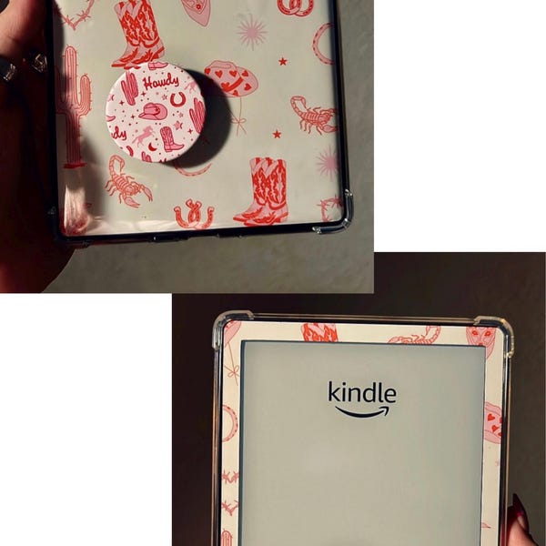 Cowgirl Kindle Skin | Kindle Vinyl Cover | Kindle Decal | Kindle ...