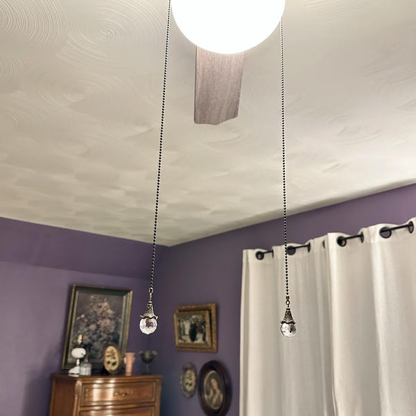 Red Crystal Ceiling Fan Pulls, Christmas Themed, Light or Lamp Pulls ...