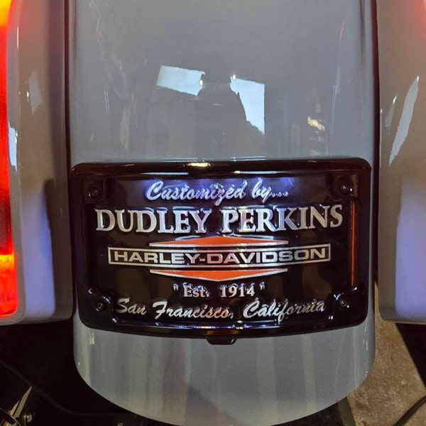 Custom License Plate Bracket for 2024 Touring 2023 CVO Road Glide ...