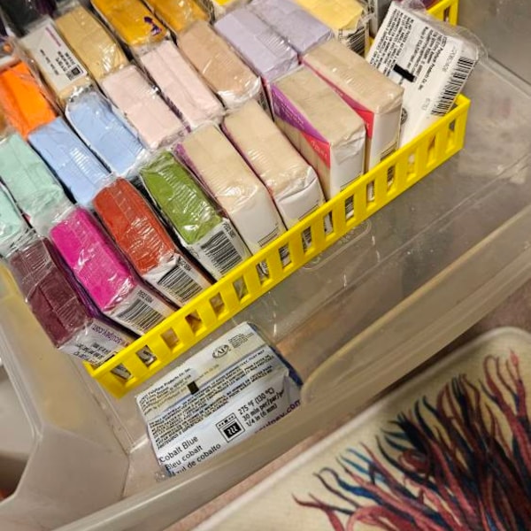 Polymer Clay Storage Boxes, Drawer Organizers, Art Studio Organization ...