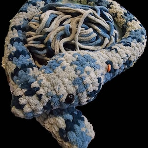 Snake Crochet Pattern Easy Snake Plushie Pattern PDF Download Beginner ...