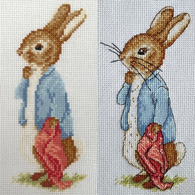 Peter Rabbit Counted Cross Stitch Pattern Pdf - Etsy