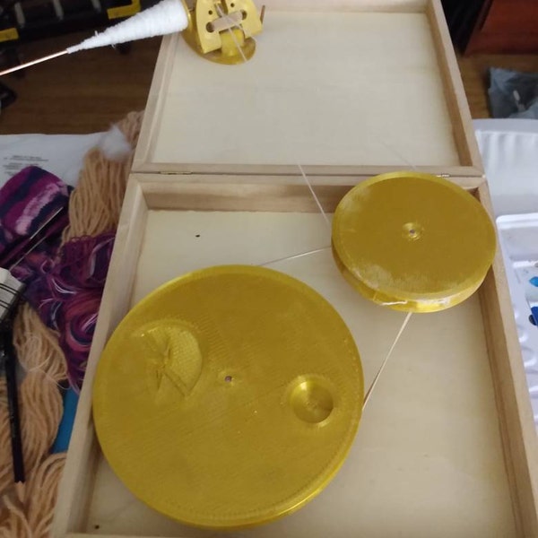 DIY Charkha Spinning Wheel Kit (3D Printed) - Etsy