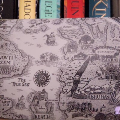 Shadow and Bone Map Print Hand Drawn Art Print - Etsy