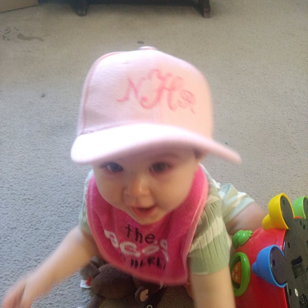 Custom Infant Baseball Cap, Personalized Baby Hat Photo Prop, Toddler ...