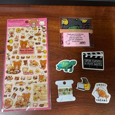 Pokantotan Stickers Sticker Sheet Kawaii Japan Collectible Cute Gifts ...