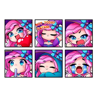 Custom Emotes Cute Emotes Chibi Emotes Anime Emotes Stream Emotes ...
