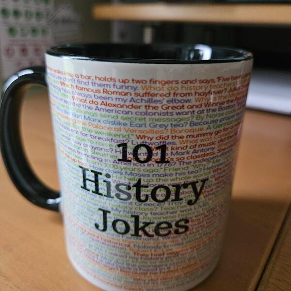 History Mug, History Lover Gifts, 101 History Jokes, History Puns Mug ...