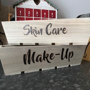 Wooden Beauty Storage Box | Etsy