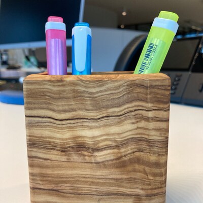 Olive Wood Salt Box With a Lid, Kitchen Salt Box Large, Salt Container ...