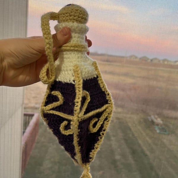 Crochet Pattern Potion Bottle Dice Bag, Royal Potion Bottle, Amigurumi ...