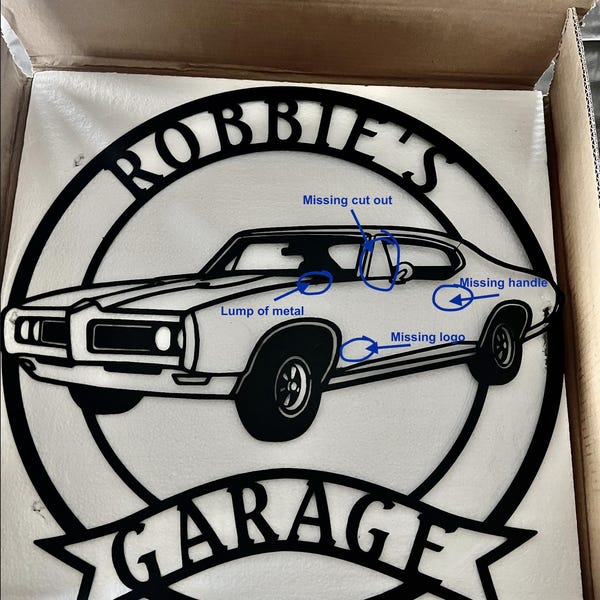 Mazda RX-7 FC GTU Metal Wall Art, Car Garage Wall Sign, Racing ...